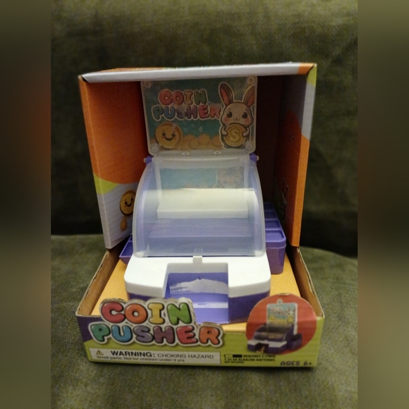 Toys | Coin Pusher Toy Purple And White | Poshmark